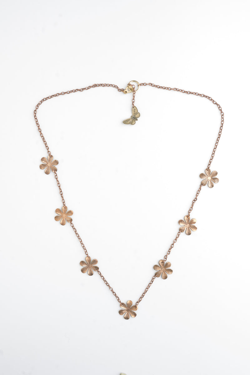 Daisy Chain Necklace | Vintage Bohemian Style | Artisan Handmade ...