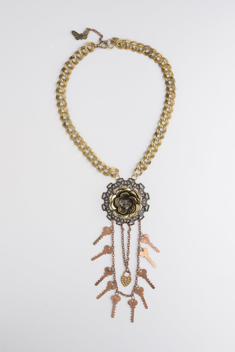 Ishtar's Keys Necklace by Ghost and Lola | Handmade Designer Jewellery